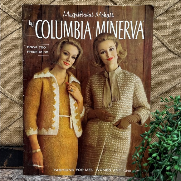 Vintage | Office | Vintage Columbia Minerva Mohair Pattern Book | Poshmark